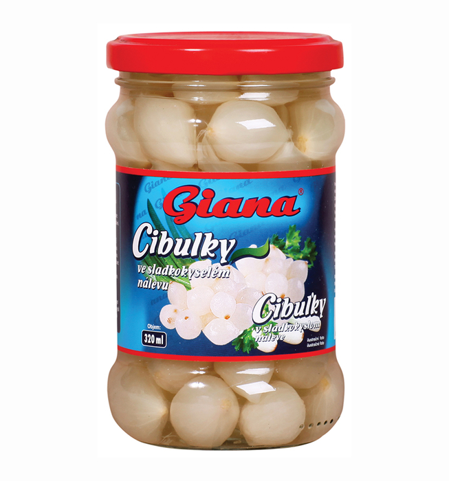 Cibulka perlovka ve sladkokyselém nálevu 300g - Gaston, s.r.o.