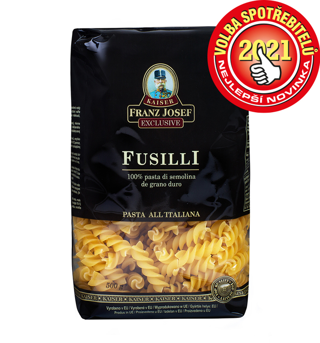 Fusilli 500g - Gaston, s.r.o.