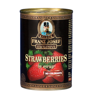 Strawberry Compote in Syrup 410 g - Gaston, s.r.o.
