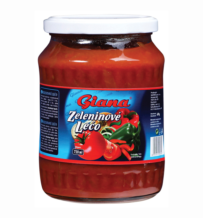 Vegetable Lecsó, 720ml - Gaston, s.r.o.